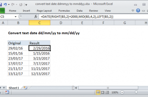 Convert text to date - Excel formula | Exceljet